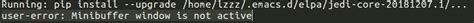 Why Use Command M X Jedi Install Server In Emacs Doesn T Reply Stack Overflow