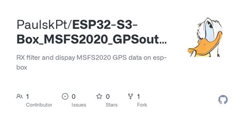 Github Paulskptesp32 S3 Boxmsfs2020gpsoutgprmcandgpgga Rx