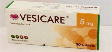 Vesicare 5mg Tablets
