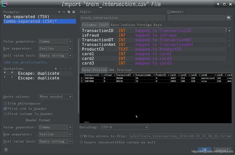 Datagrip导入csv数据并把第一行作为列名datagrip导入表格怎么勾选第一行 Csdn博客