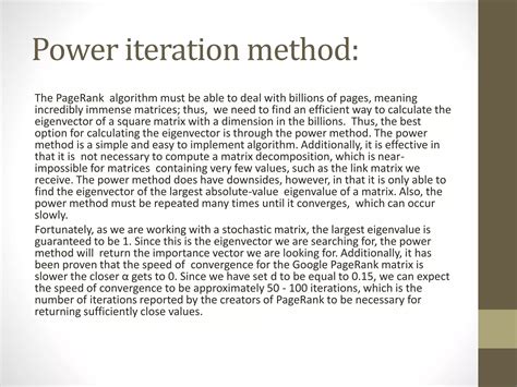 Pagerank Algorithm In Data Mining Pptx