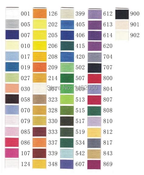 63color Chart