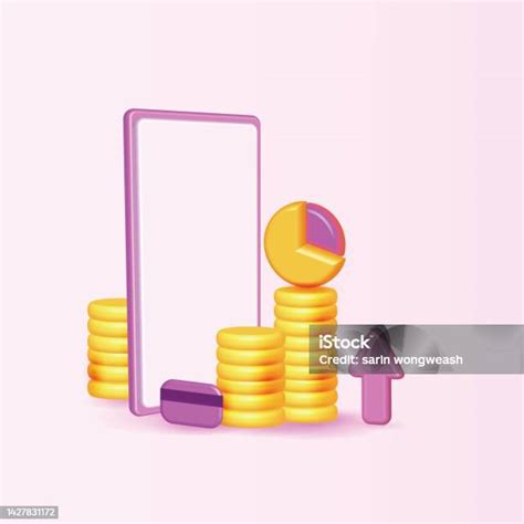 화살표 성장 돈 나무 동전 식물 저축 돈 벡터 3d 은행 소득 사업 최소 색상 0명에 대한 스톡 벡터 아트 및 기타 이미지 0명 개념 경제 Istock