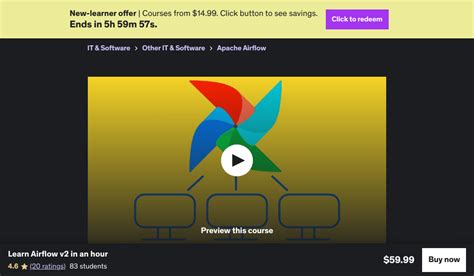 the best apache airflow online courses
