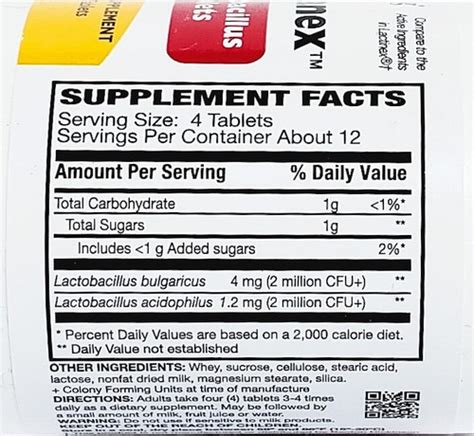 Rising Floranex Lactobacillus 50 Tablets Exp Date 04 2025 Ebay