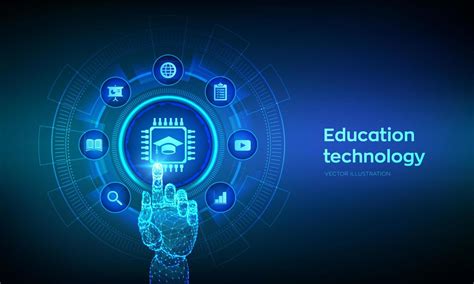 Education Technology Edtech Innovative Online E Learning Concept