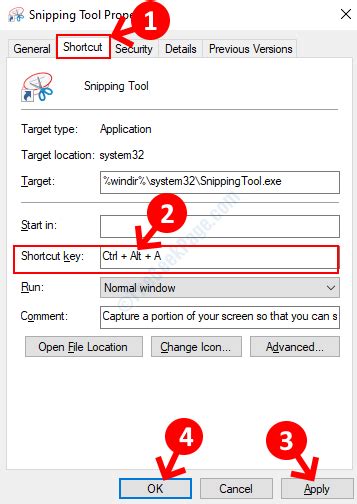 Create Keyboard Shortcut For Snipping Tool To Open It With A Hotkey Create Keyboard Shortcut For Snipping Tool To Open It With A Hotkey
