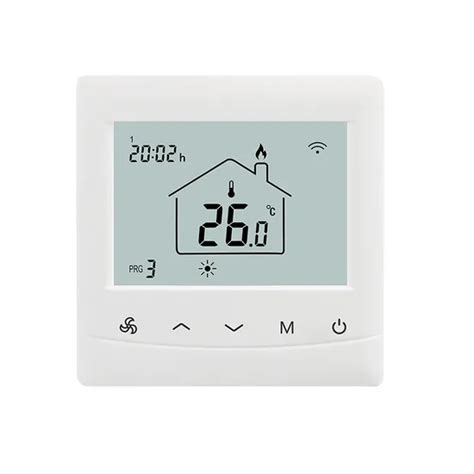 Modbus Rs485 Protocol 3 Speed Fan Control Room Thermostat For 2 Pipe Fcu System Fcu Thermostat