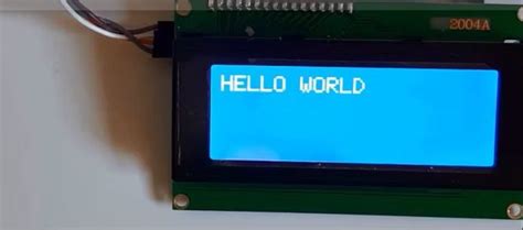 Lcd I2c Arduino 4x20 Ekran