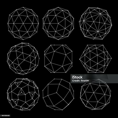 3d Sphere Mesh Grid Ball Or Sphere In Grid Of Line Stock Illustration Download Image Now Istock