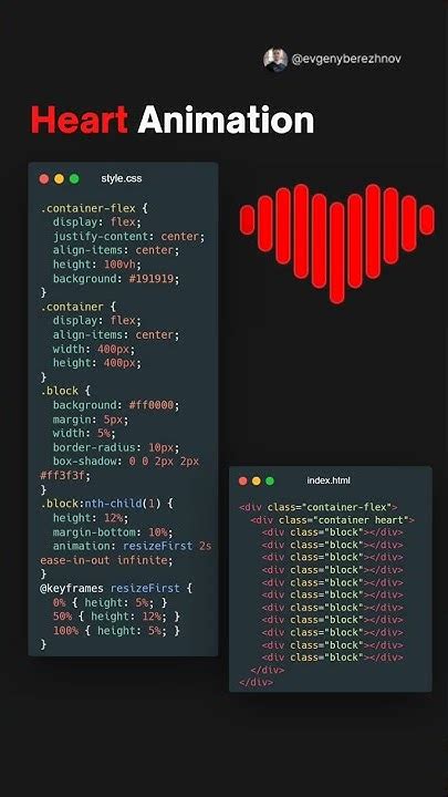 Css Animation Heart Shorts Css Webdeveloper Html Frontend Webdesign Youtube