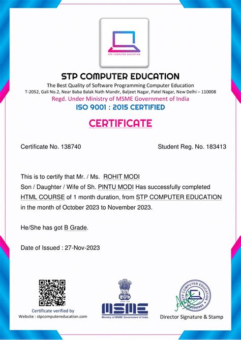 Rohit Modi On Linkedin Hi All I Am Share My Certificate To