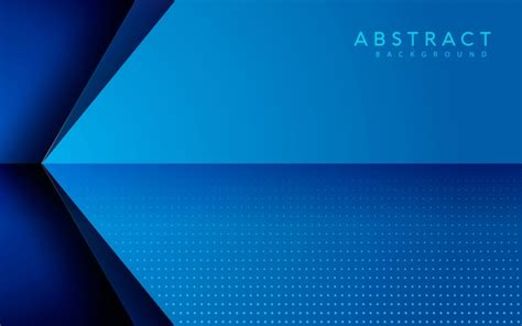 Premium Vector Blue Arrow Overlap Layer Abstract Background