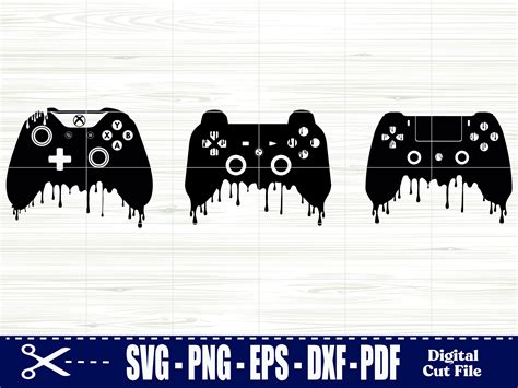 Game Controller Svg Dripping Video Game Controller Svg Console