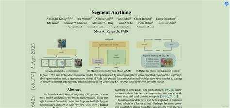 【segment Anything】cv的大模型segment Anything也来了，强人工智能的时代究竟还有多远？segmentanything训练模型 Csdn博客