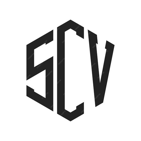 premium vector scv logo design initial letter scv monogram logo using