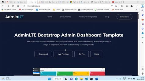 Codeigniter 4 Overview And Menggunakan Template Adminlte Youtube