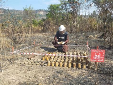 ក្រោមជំនួយចិន Cmac បានរកឃើញគ្រាប់មីន និងយុទ្ធភណ្ឌសំណល់សង្រ្គាមជាង ៩ ម៉ឺន គ្រាប់