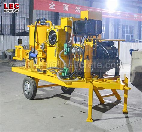Compaction Grouting Equipment With Wheels Leadcrete Engineering Machinery