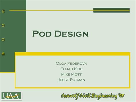 PPT Pod Design PowerPoint Presentation Free Download ID