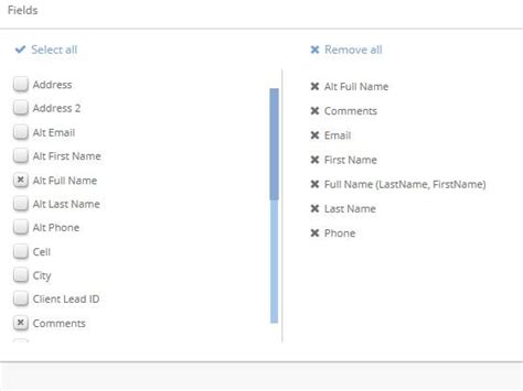 Searched Fields Leadtrax 1