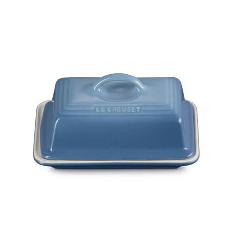 Le Creuset Stoneware Butter Dish Chambray Charlies