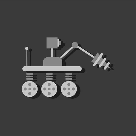벡터 플랫 아이콘 디자인 컬렉션 우주 로봇 Ai Eps Uidownload