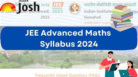Jee Advanced Mathematics Syllabus 2024 Check The Detailed Syllabus With Subjects Topics And