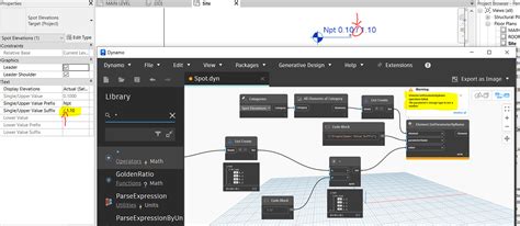 Sum Two Lists Revit Dynamo