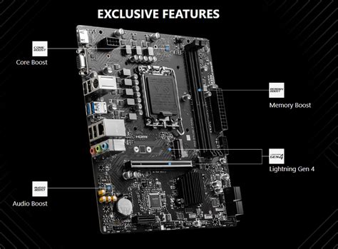 MSI PRO B M E DDR Motherboard Micro ATX Th Th Th