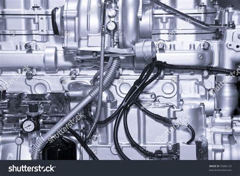 Complex Car Engine Lots Details Stock Photo Shutterstock