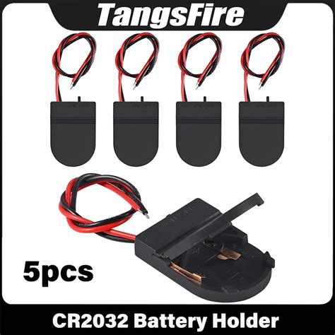 Pcs Cr Battery Holder Coin Cell Button Battery Holder With Switch Battery Storage Boxes