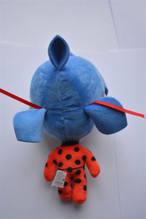 Zag Heroez Miraculous Ladybug Plush Figure Doll Clip Soft Lady Bug Used