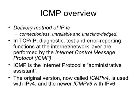 Icmp V4 And Icmp V6