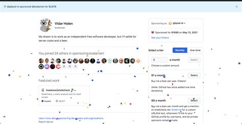 more open source funding available from gitpod · issue 2519 · koalaman