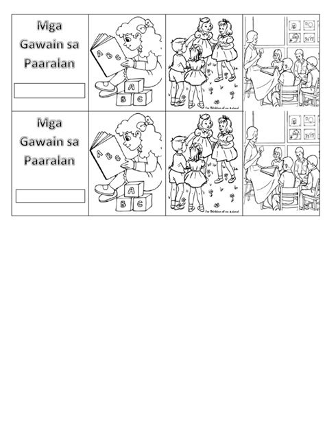 Mga Gawain Sa Paaralan Pdf