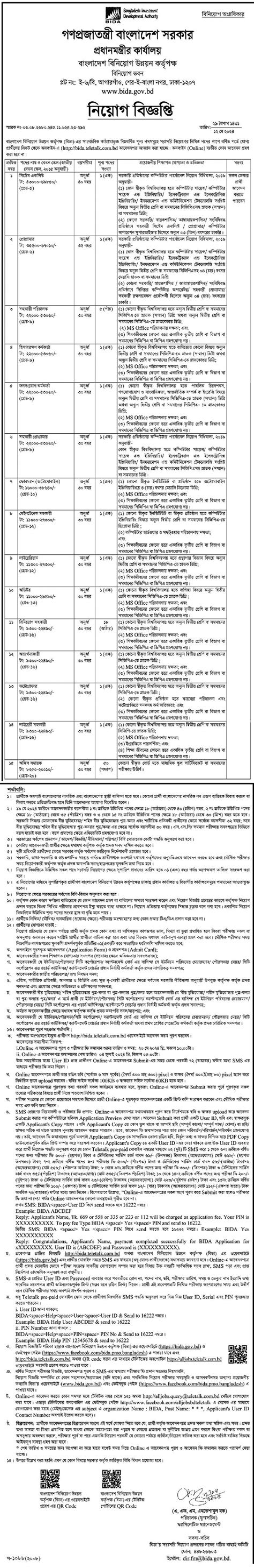 সহকারী পরিচালক বাংলাদেশ বিনিয়োগ ‍উন্নয়ন কর্তৃপক্ষ