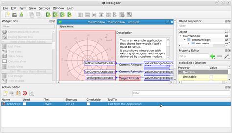 6 Design Of The Graphical User Interface — Python Application Example Tutorial Documentation