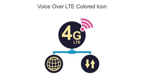 Voice Over Lte Colored Icon In Powerpoint Pptx Png And Editable Eps Format Ppt Presentation