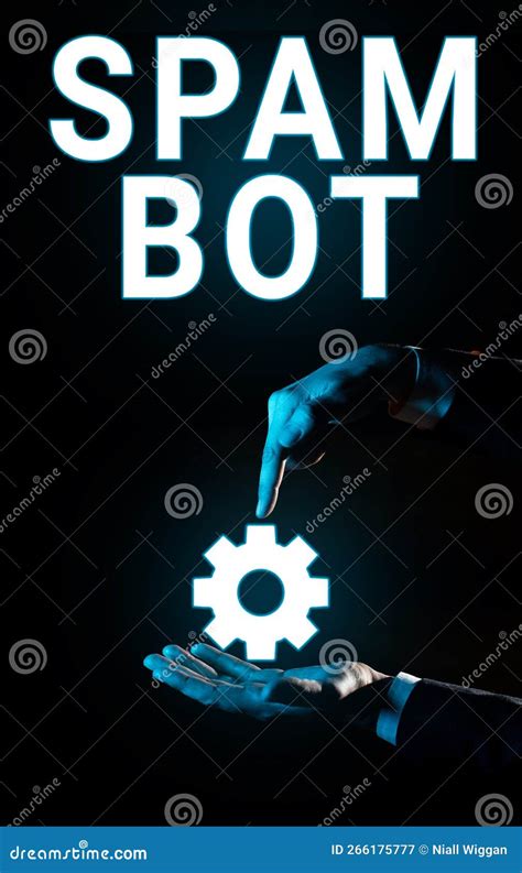 Inspiration Showing Sign Spam Bot Business Concept Autonomous Program On The Internet That