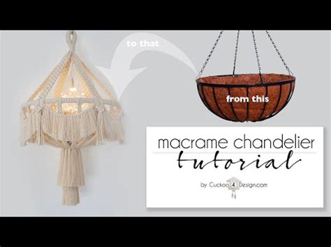 15 Gorgeous DIY Macrame Chandelier Lampshade Patterns Macrame For Beginners