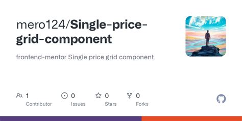 GitHub Mero Single Price Grid Component Frontend Mentor Single Price Grid Component