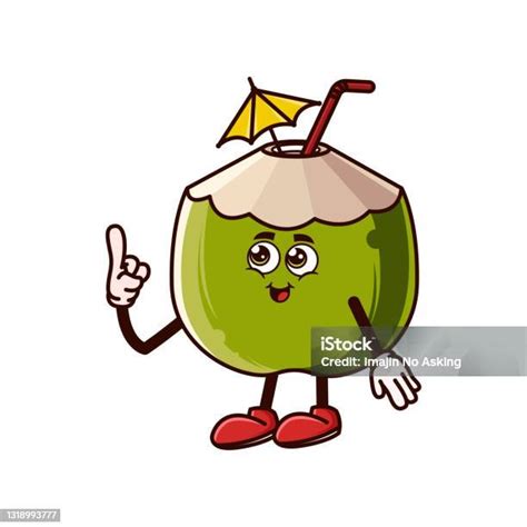 행복한 얼굴과 제스처가 있는 귀여운 코코넛 캐릭터 과일 문자 아이콘 개념 격리 이모티콘 스티커 플랫 만화 스타일 벡터 갈색에 대한 스톡 벡터 아트 및 기타 이미지 Istock