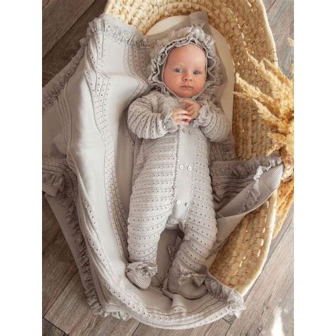 قیمت و خرید لباس سرهمی نوزاد بافتنی فروش ارزان آراد برندینگ