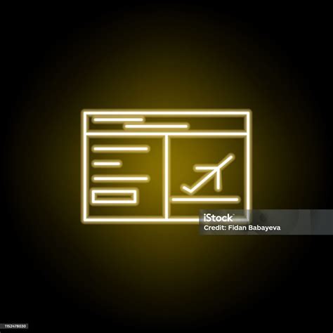 네온 스타일의 비행기 티켓 아이콘입니다 여행 그림의 요소입니다 기호와 기호는 웹 로고 모바일 앱 Ui Ux에 사용할 수 있습니다 검은색에 대한 스톡 벡터 아트 및 기타