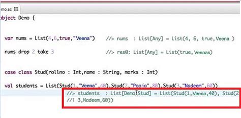Define Complex Objects In Scala
