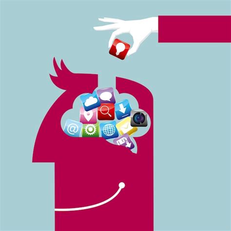 Premium Vector Artificial Intelligence Concept Isolated On Blue Background