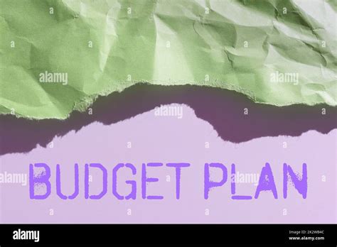 Writing Displaying Text Budget Plan Business Idea Financial Schedule