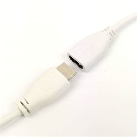 Raspberry Pi 235mm Micro Hdmi To Standard Hdmi Adapter