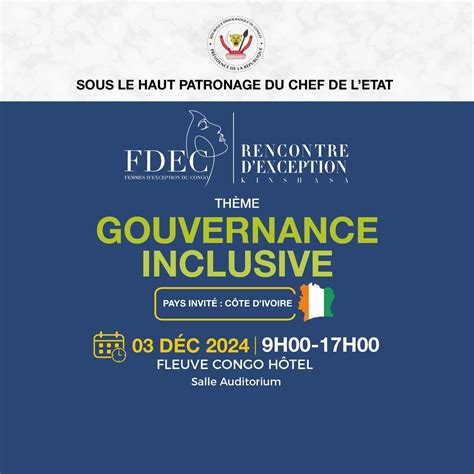 Lassociation “femmes Dexception Du Congo” Organise La 1ere édition Des “rencontres Dexception